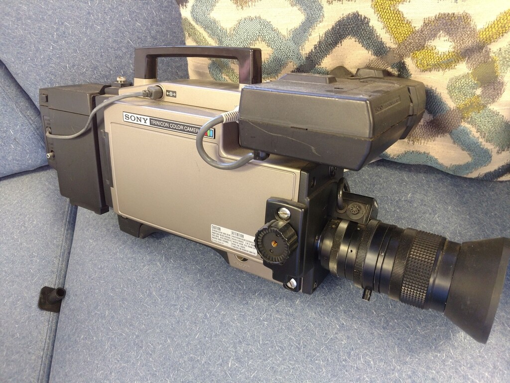 Vintage 1980s Sony Video Color Camera | For Rent in Atlanta | RJR Props