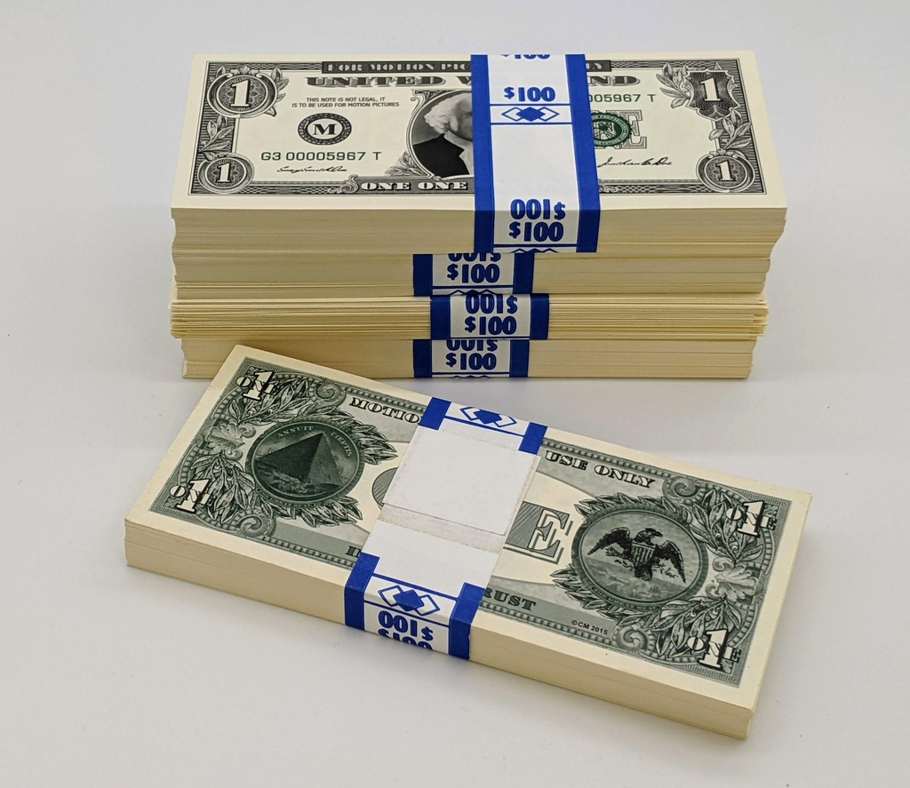 Prop Money Stacks: $1 Denomination. Full-Print New | For Sale in ...