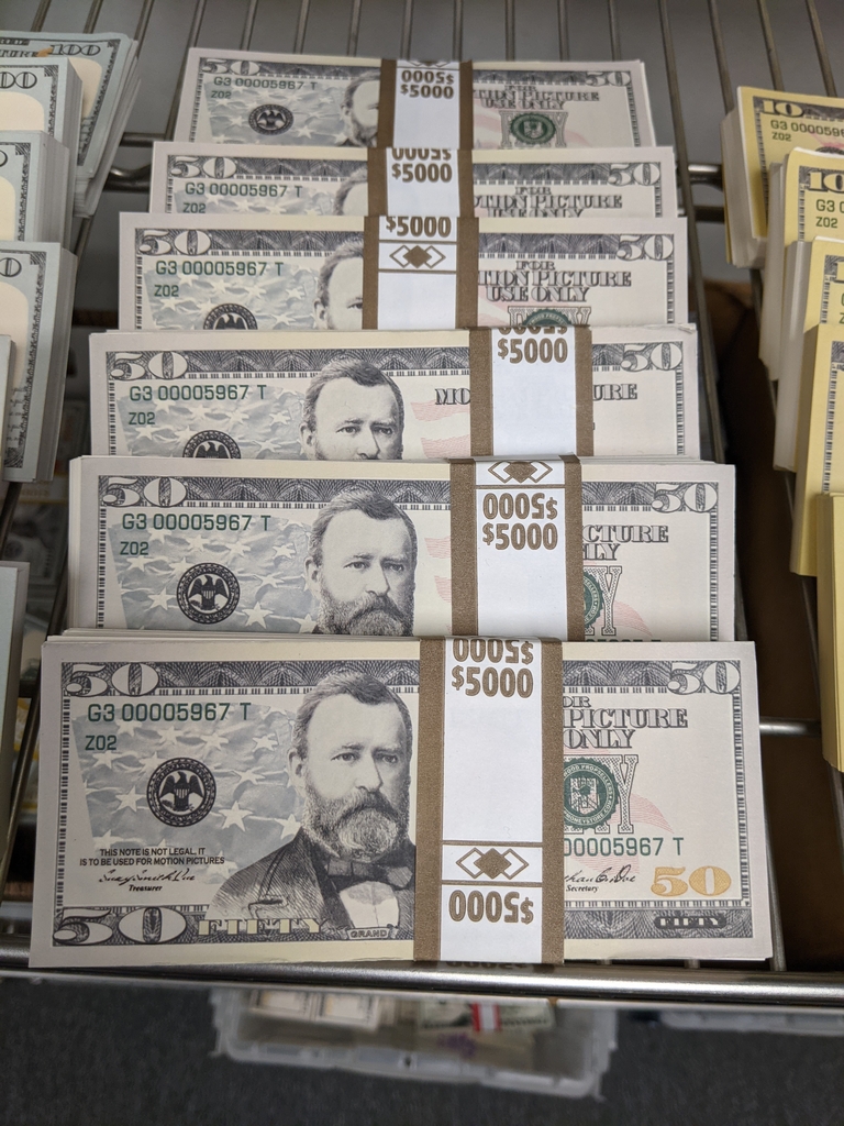Prop Money Stacks: $50 Full-Print New | For Sale in Atlanta | RJR Props